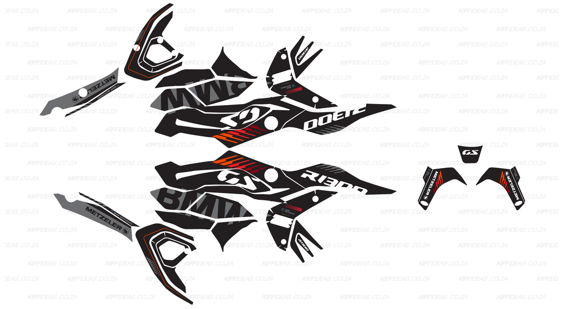 BMW R1300 GS "SPLIT" DECAL KIT – Kiff Ideas